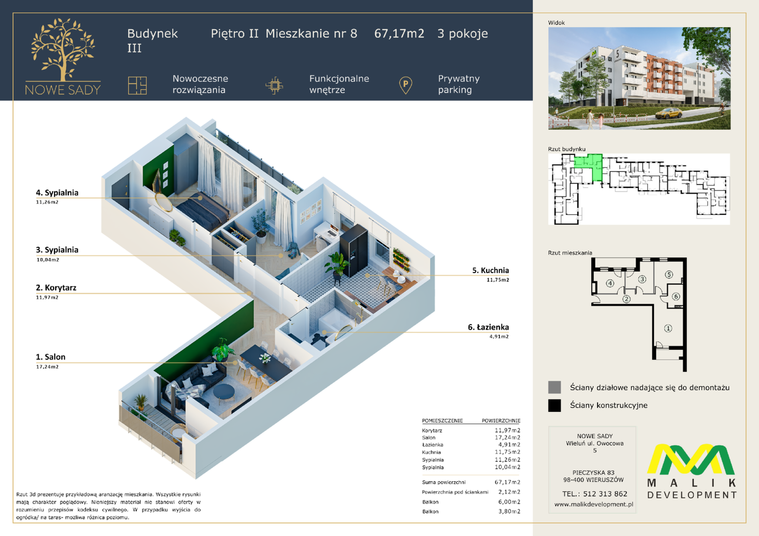 Nowe Sady III - Wieluń - gethome.pl