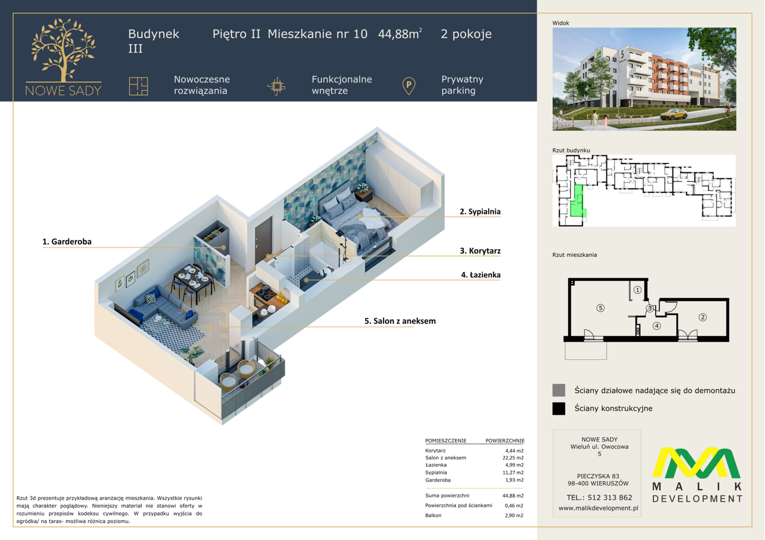 Nowe Sady III - Wieluń - gethome.pl