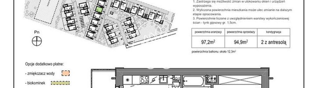 Mieszkanie na sprzedaż Niemcz, 3 pokoje, 94,90 m2 z Tarasem od Simple ...