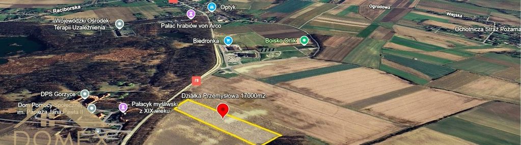 Działka przemysłowa na sprzedaż powiat wodzisławski, 17000 m2 ...